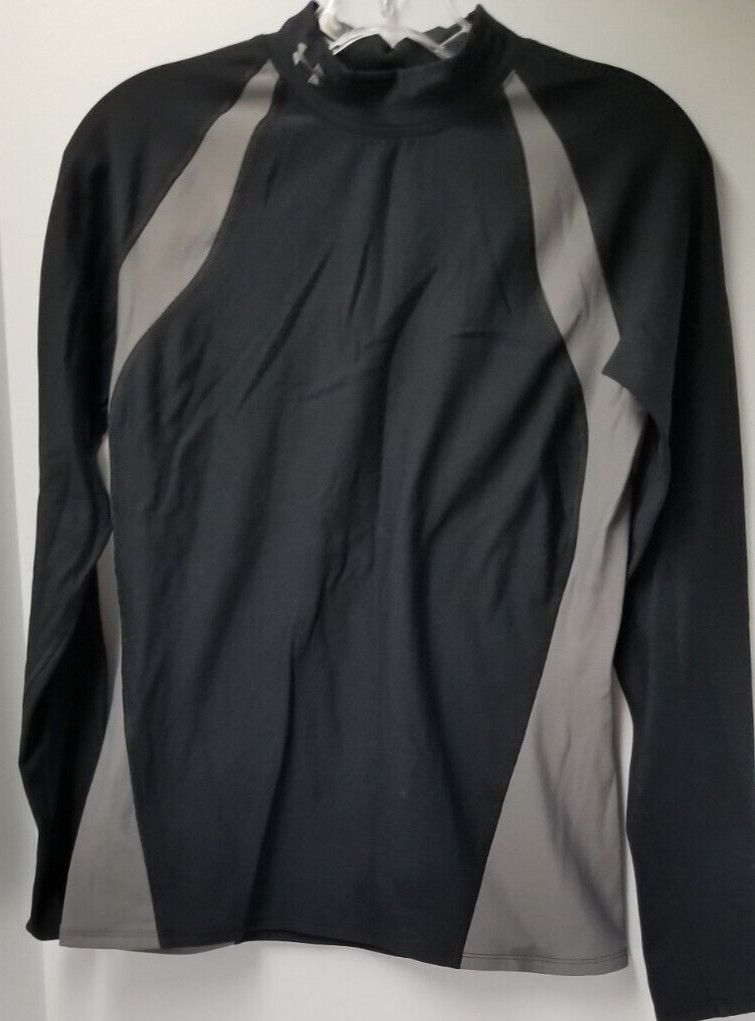 Under Armour Black Mock Turtleneck Compression Shirt … - Gem