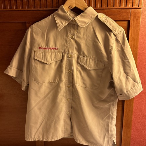 Vented Microfiber Poly Boy Scout BSA UNIFORM SHIRT Ladies Small New ...