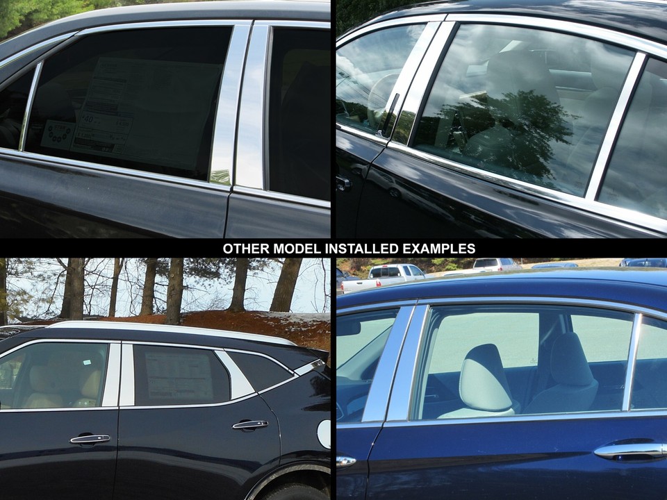 2015-2024 Ford Edge GENX Stainless Steel 6PC Pillar Post Trim FOR ...