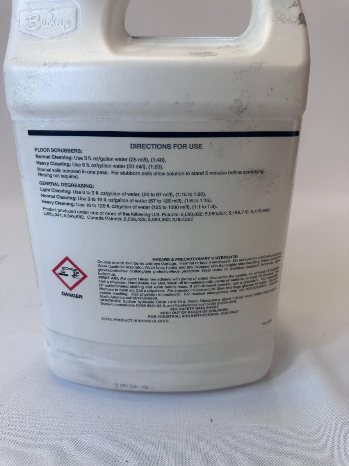 Buckeye® Two-O-One™ Heavy Duty Cleaner/Degreaser - 1 Gallon | eBay