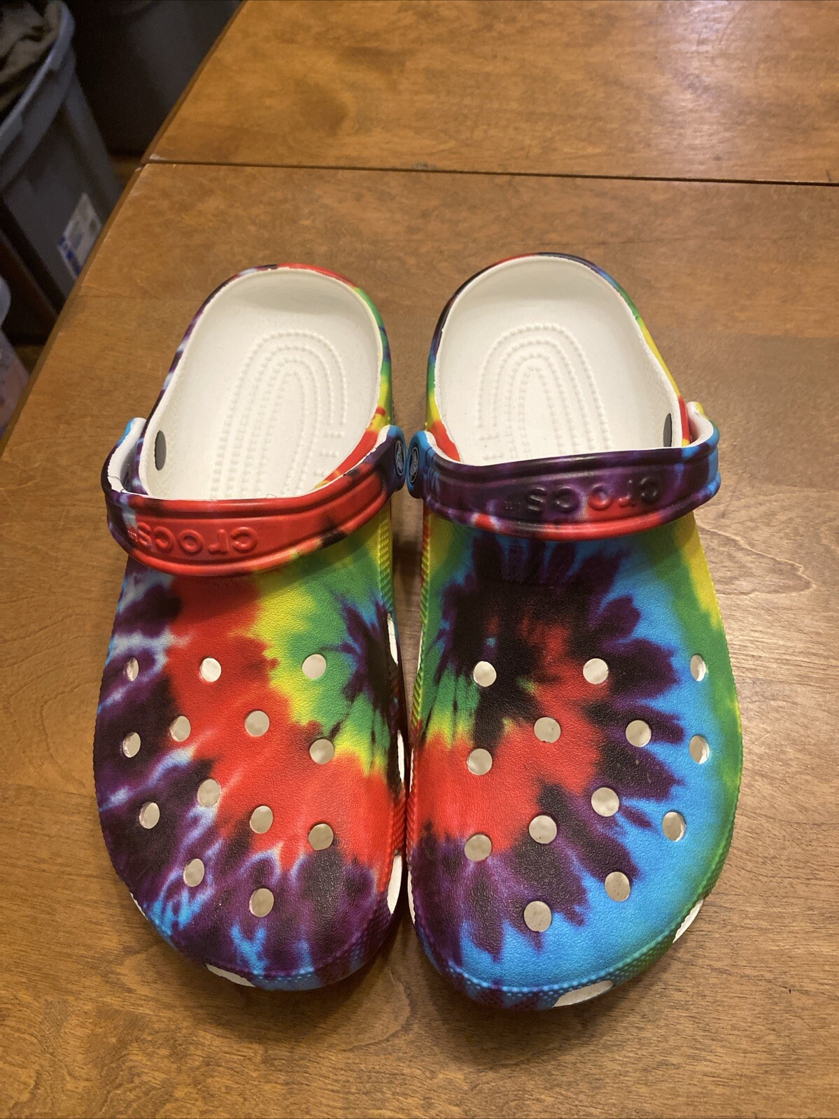 Crocs Classic Tie-Dye Clogs Men Size 9/Women Size 11 - Gem