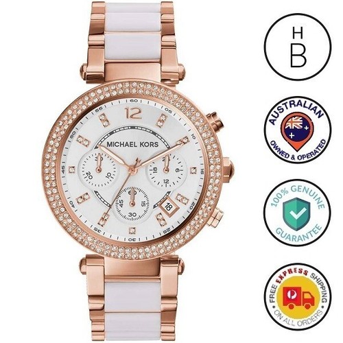 Michael Kors Rose Gold Parker Women Watch MK5774 for sale online | eBay