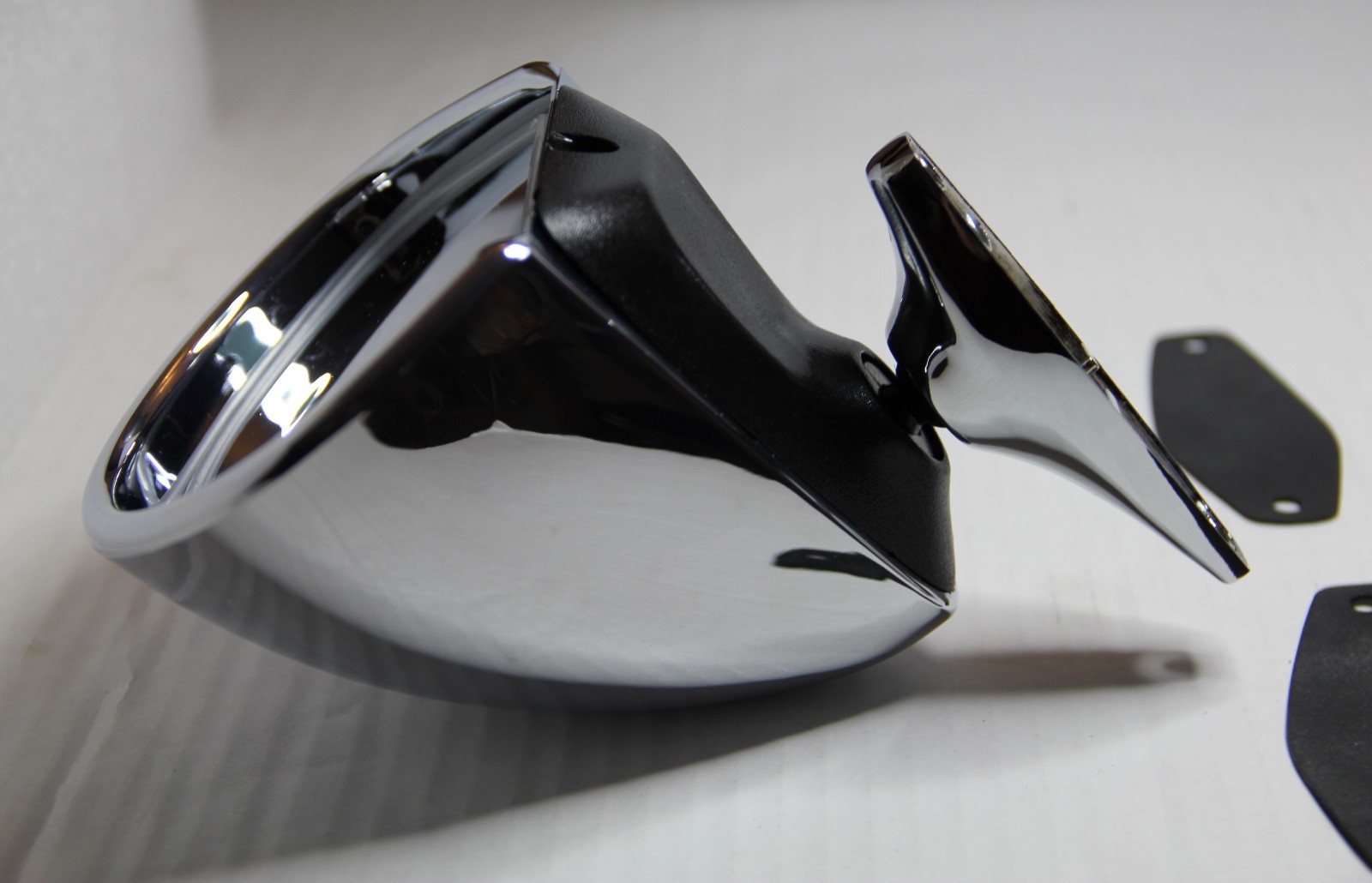 2x VITALONI SEBRING MACH 1 WITH FOOT CLASSIC SPORT WING MIRROR CHROMED ...