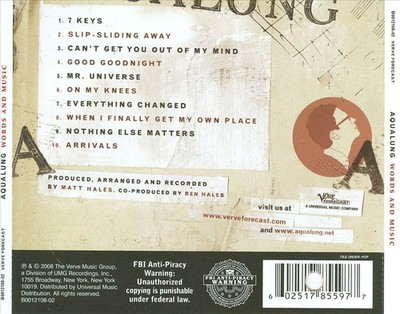 AQUALUNG - WORDS & MUSIC NEW CD 602517855977| eBay