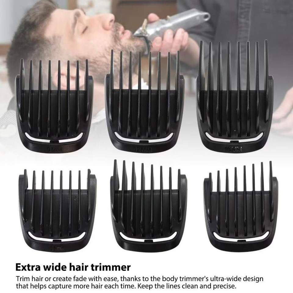 Trimmer Replacement 16mm/12mm/9mm/4mm T Blade Haircut Guide Comb Guard ...