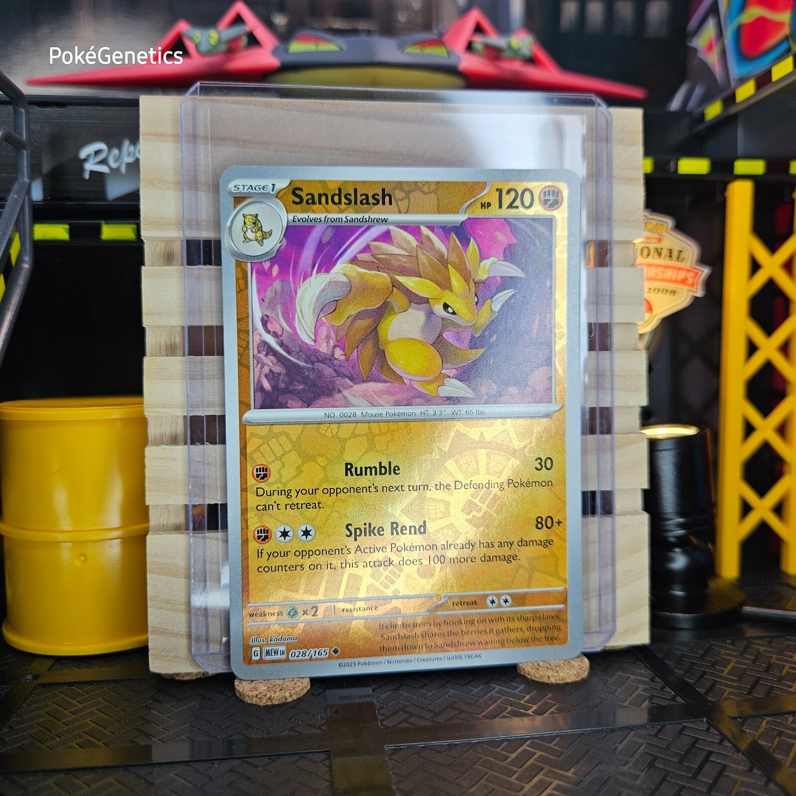 Sandslash Reverse Holo 151 028/165 Scarlet & Violet Pokémon TCG Uncommon | eBay
