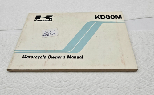 1985 Kawasaki KD80M Motorcycle Owner's Manual P/N 99920-1328-01 KD80-M7 ...