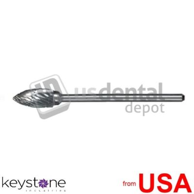KEYSTONE 61A Fine Mini Cut Lab Carbide Bur 1/Pk. Diamond cut carbid 034 ...