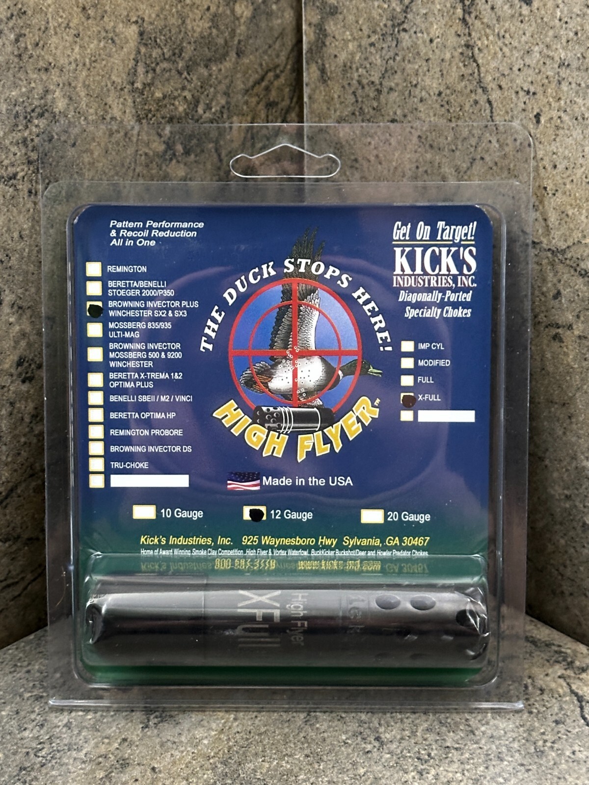 Kicks High Flyer Choke Tube For 10 Gauge Browning Invector Shotguns ...