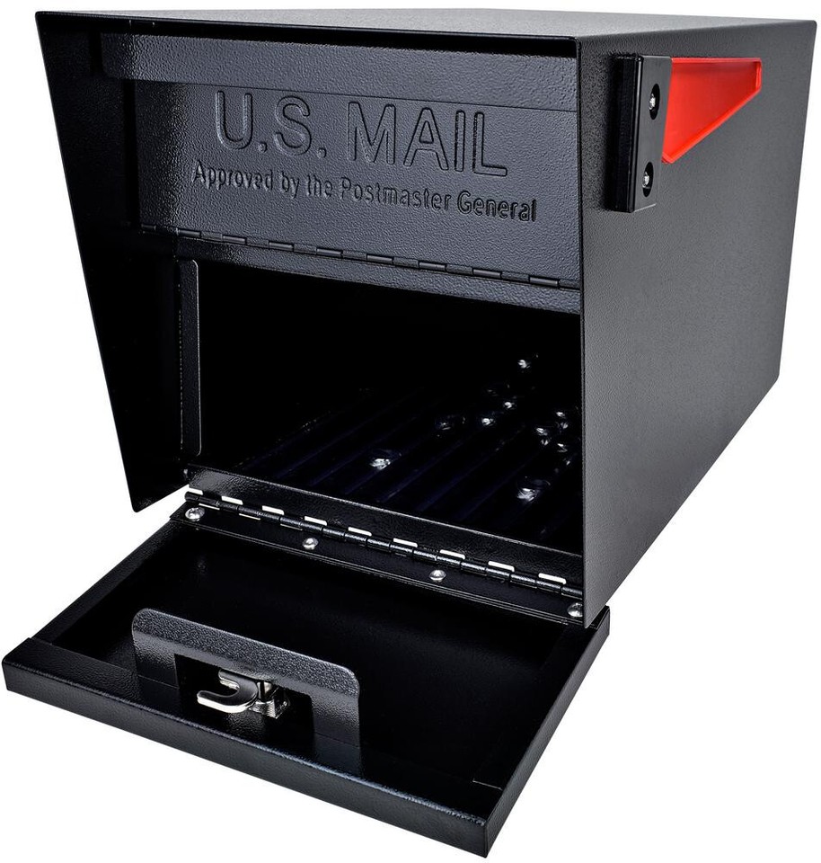Locking Security Mailbox Locking Post Mount Box High Security Patented ...