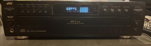 JVC 5 Disc Carousel CD Changer Player XL-F254BK Tested | eBay