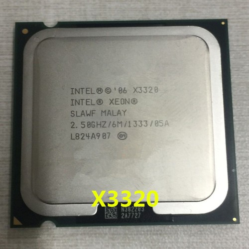 Intel Xeon X3320 CPU Quad Core 2.5GHz 1333MHz 6MB SLAWF LGA775 ...
