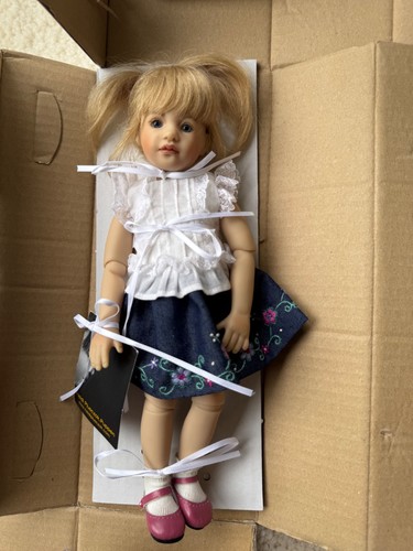 Heidi Plusczok Doll Geraldine tag 150 LE #32 Box Jump Rope Jt @ wrist ...