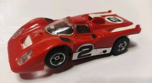 Aurora HO Slot Car AFX Magnatraction FERRARI 512M Red | eBay