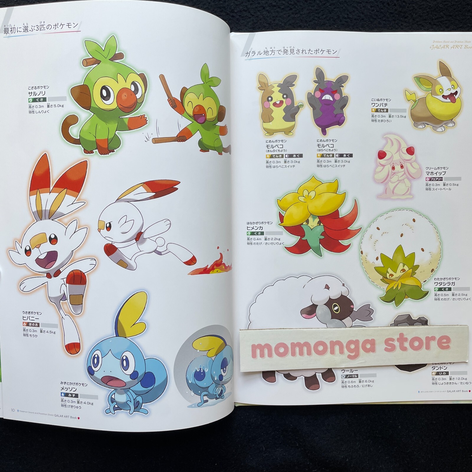 Pokemon Sword and Pokemon Shield GALAR ART book Illustration From Japan ...