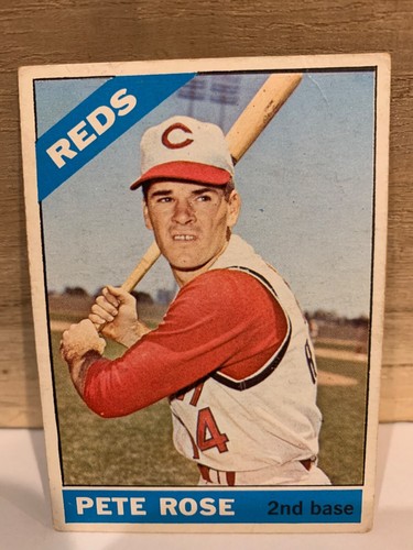 1966 Topps Pete Rose Cincinnati Reds #30 Baseball Card | eBay