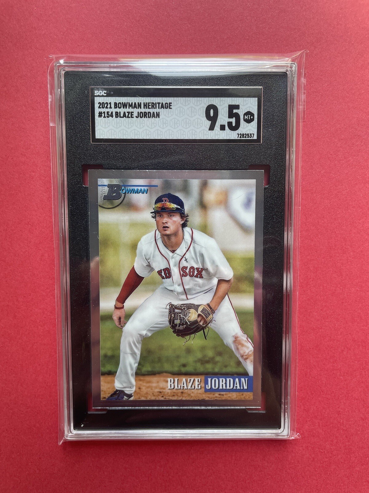 2021 Blaze Jordan RC Rookie Bowman Heritage Silver SGC 9.5 Graded ...