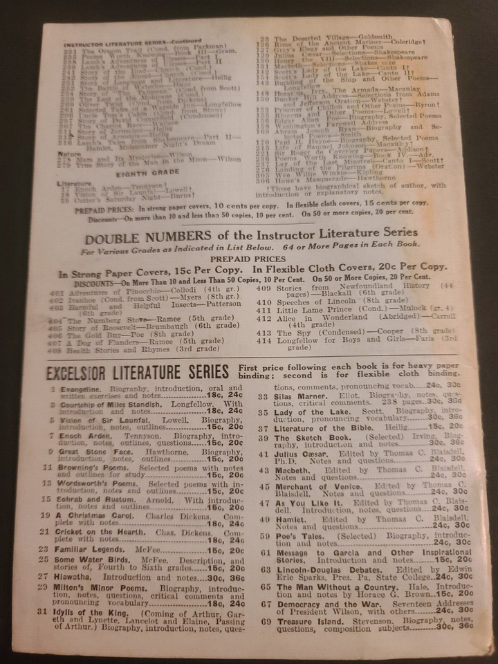1922 Instructor Literature Series 325 A Visit To Hawaii By Lillian ...