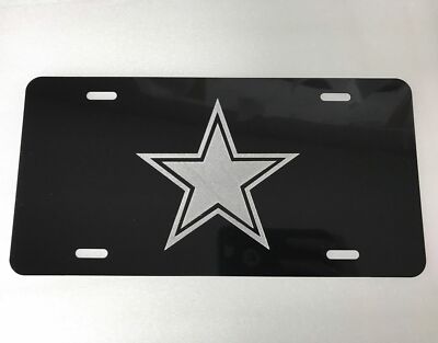 Dallas Cowboys Star Aluminium License Plate | United States | Front ...