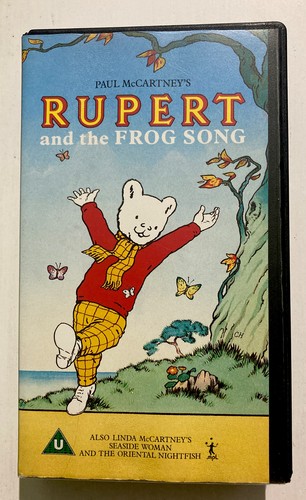 Rupert And The Frog Song VHS Video 1985 Paul McCartney Beatles Cartoon ...