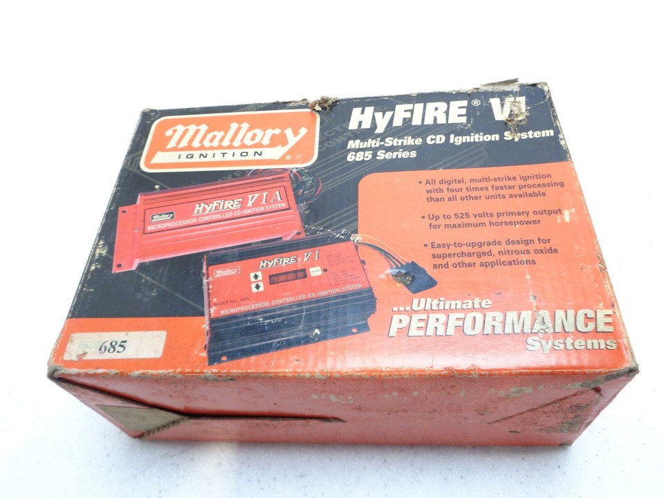 MALLORY HYFIRE VI-AL HI PERFORMANCE IGNITION SYSTEM #6853M ORIGINAL ...