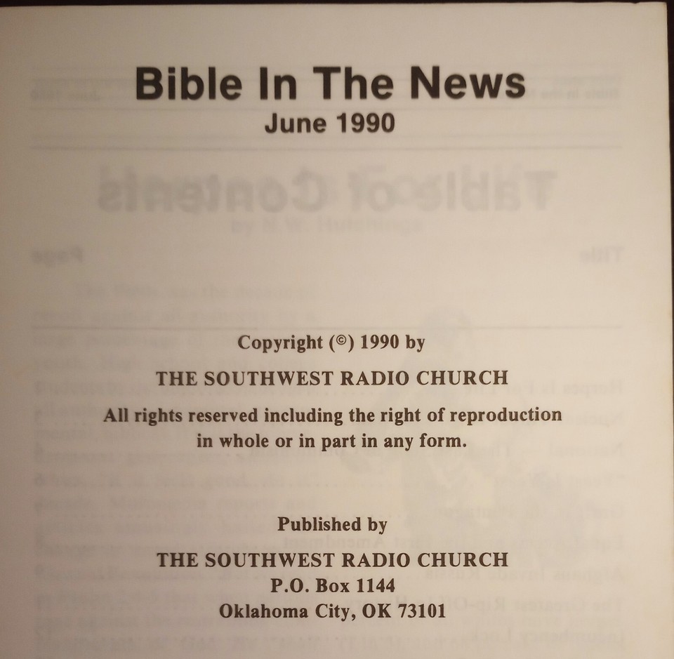 BIBLE IN THE NEWS APOSTASY & HUMANISM IRAQ & BIOLOGICAL WARFARE ...