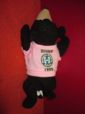 Bean Bag Plush BNSF (Burlington Northern Santa Fe Railway) Bear by ASI ...