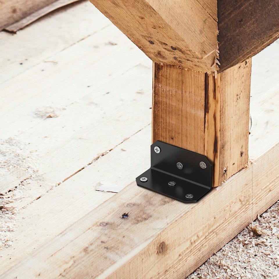 2x4 Galvanized Corner Brace 90 Degree Angle Iron Brackets with ...