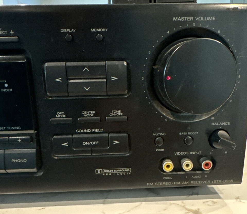 Sony Stereo control center Model: STR-D965 Remote Included | eBay