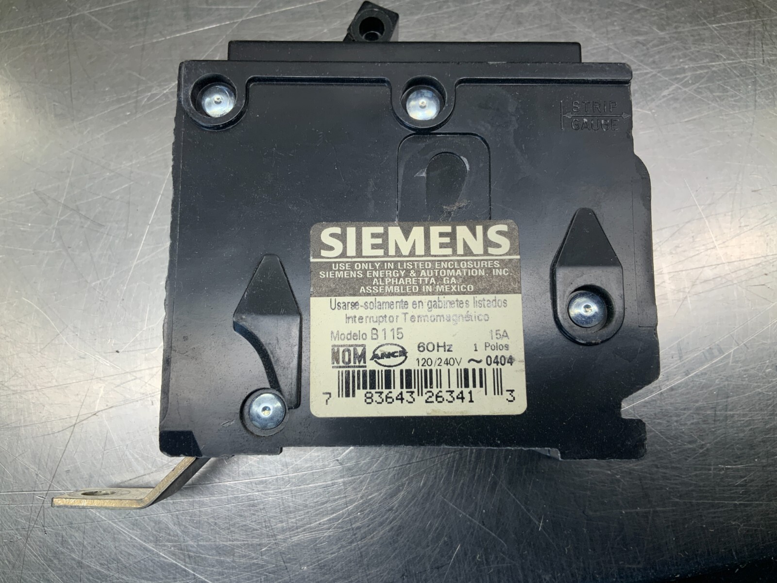 (9) Siemens Model B115 Circuit Breaker Type BL 15A, 1-pole | eBay