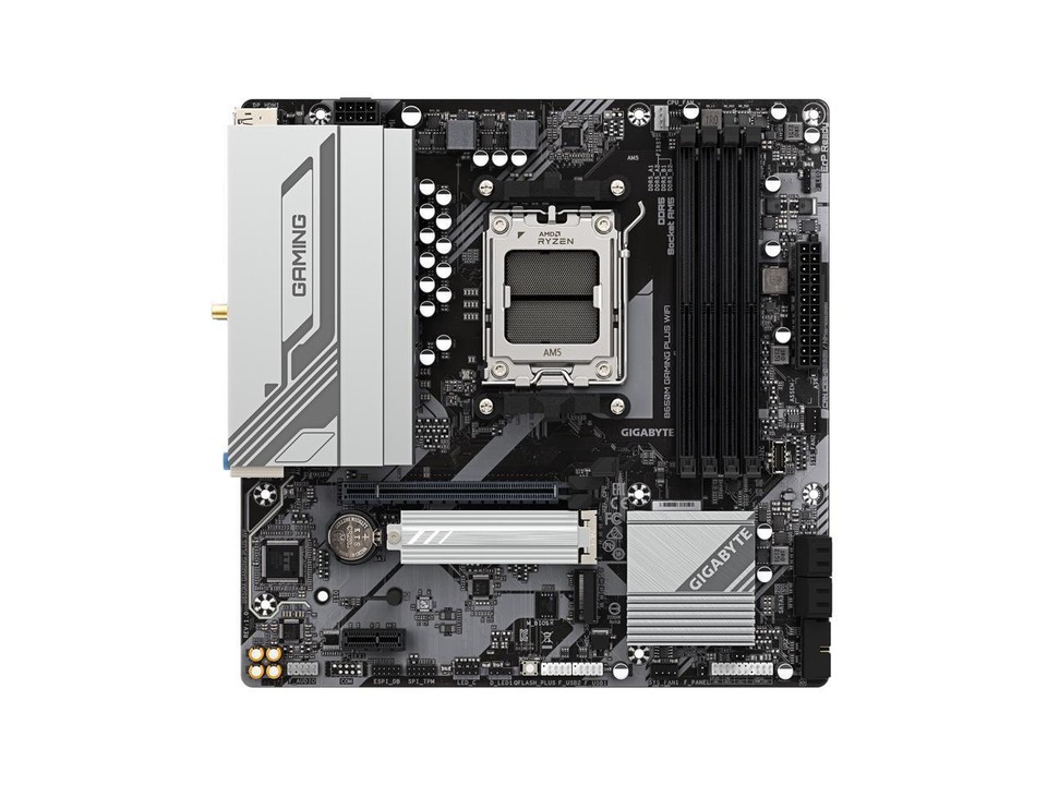 GIGABYTE B650M GAMING PLUS WIFI AM5 LGA 1718 AMD B650 M-ATX, DDR5, PCIe ...