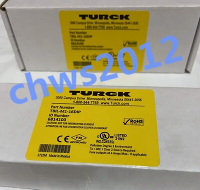 1 PCS NEW TURCK Bus Module TBIL-M1-16DIP | eBay