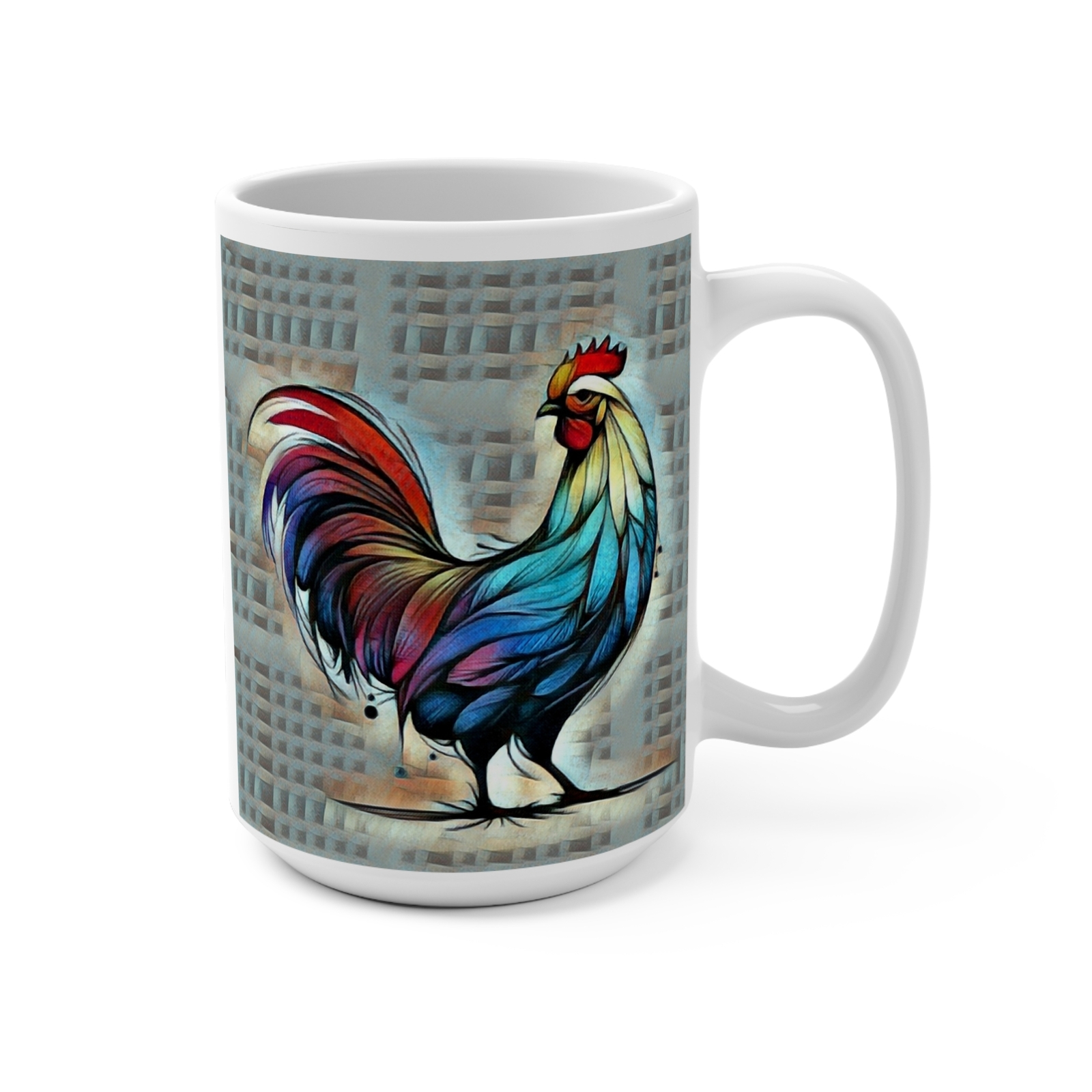 Rise and Shine Bright Rooster Coffee Mug, Rooster Coffee Cup, Rooster ...