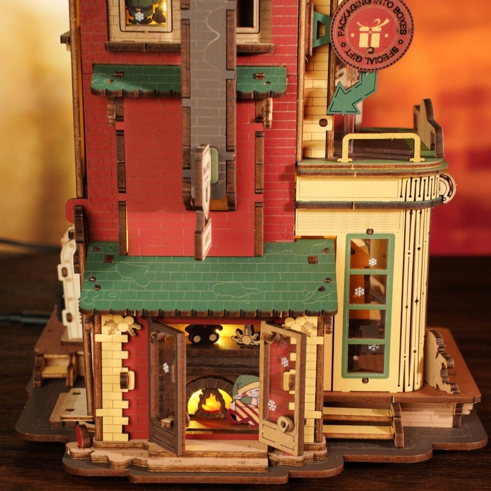 ROBOTIME 3D Puzzle Dream Gift Factory Music Box Toy Kits Jigsaw Puzzle ...