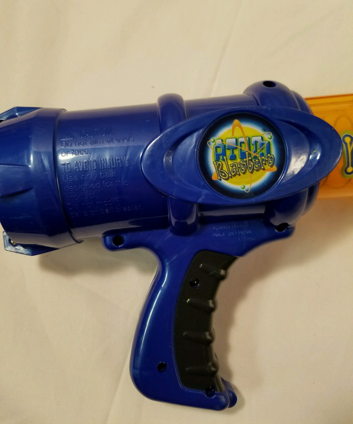 Blue Nerf Reactor Gun Ballistic Green Ball Atom Launcher Shooter Pump ...