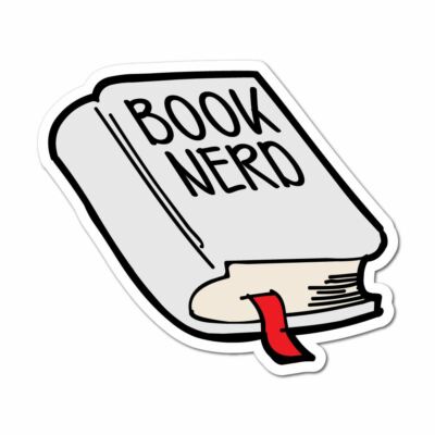 Book Nerd Sticker Decal Funny Geek Nerd Science Genius | eBay