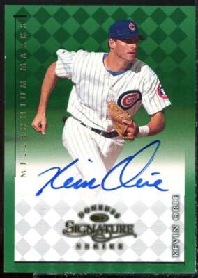 Kevin Orie Card 1998 Donruss Signature Autographs Millennium #87 | eBay