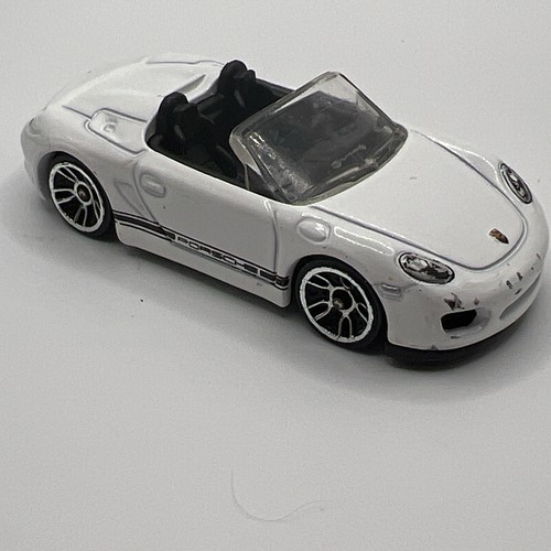Hot Wheels 2012 Porsche Boxster Spyder White Convertible Diecast Toy ...