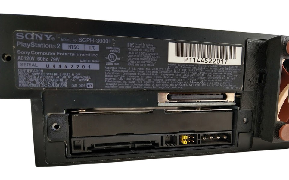 PlayStation 2 - 3.5" Hard Drive Sled Bracket - PS2 Fat (SCPH 30000 ...