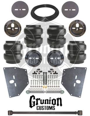 Chevy C10 1963 1964 Front & Rear Air Ride 4 Corner Bag Kit Slam ...