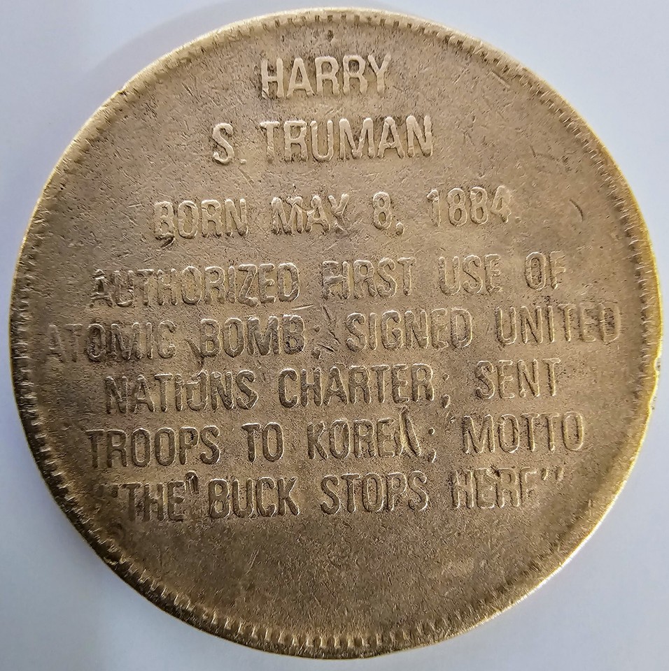 1945 1953 HARRY S. TRUMAN TOKEN! | eBay