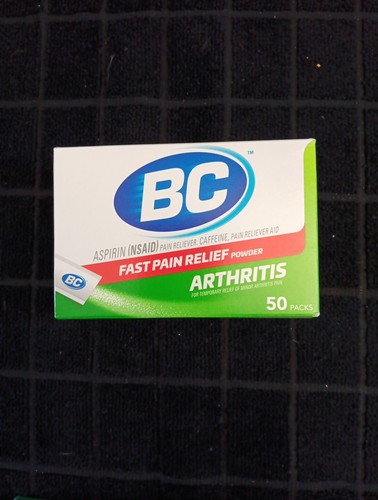 BC Powder Fast Pain Relief Arthritis Aspirin (NSAID) & Caffeine 50 ...