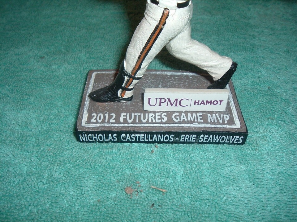 NEW IN BOX ERIE SEAWOLVES NICHOLAS CASTELLANOS FUTURES MVP BOBBLEHEAD ...