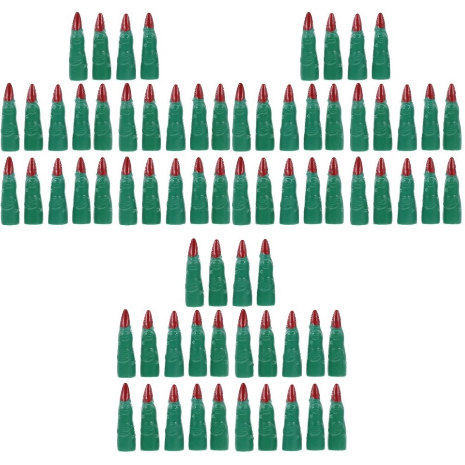 3 Pack Halloween Indoor Hand-shaped Decor Finger Tip Covers Nail Decals ...