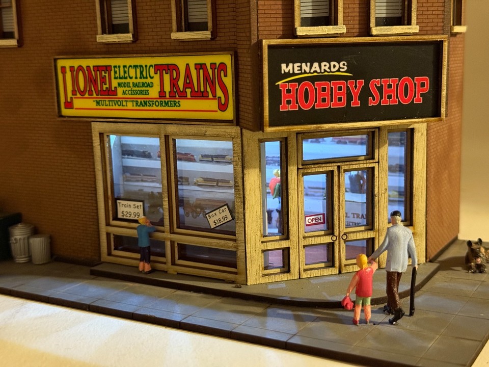 Menards 279-2677 88005 Hobby Shop Building Built-Up O SCALE / GAUGE ...