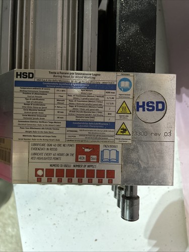 HSD Spindle Motor HSD ES 915A 2P 4.6KW H1 CNC Router ISO 30 | eBay