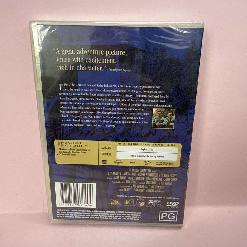 BRAND NEW! The Great Escape - DVD R4 Movie Sealed | eBay