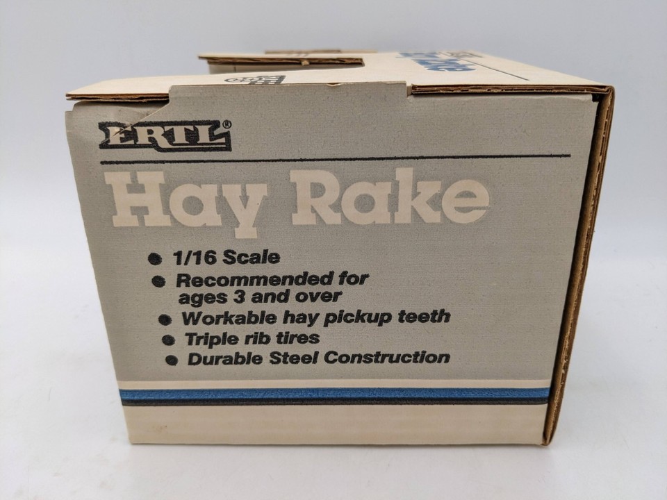 Scarce Ertl 446 Hay Rake Red W/Black Rake 1/16 1987 Box New NRFB | eBay