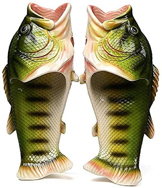 Fish Slippers Beach Shoes Non-Slip Sandals Creative Fish Slipper for ...