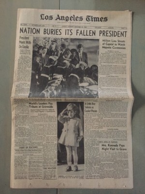Los Angeles Times ~Tuesday November 26 1963 Nation Buries Its Fallen ...